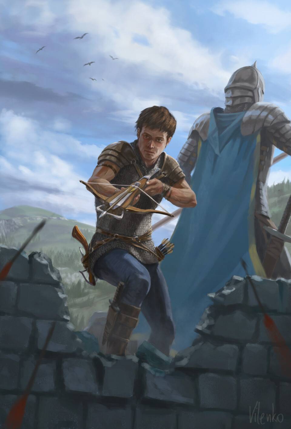 Halfling Archer by Vilenko Vujicevic | Scrolller