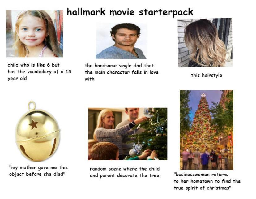 Hallmark movie starterpack | Scrolller