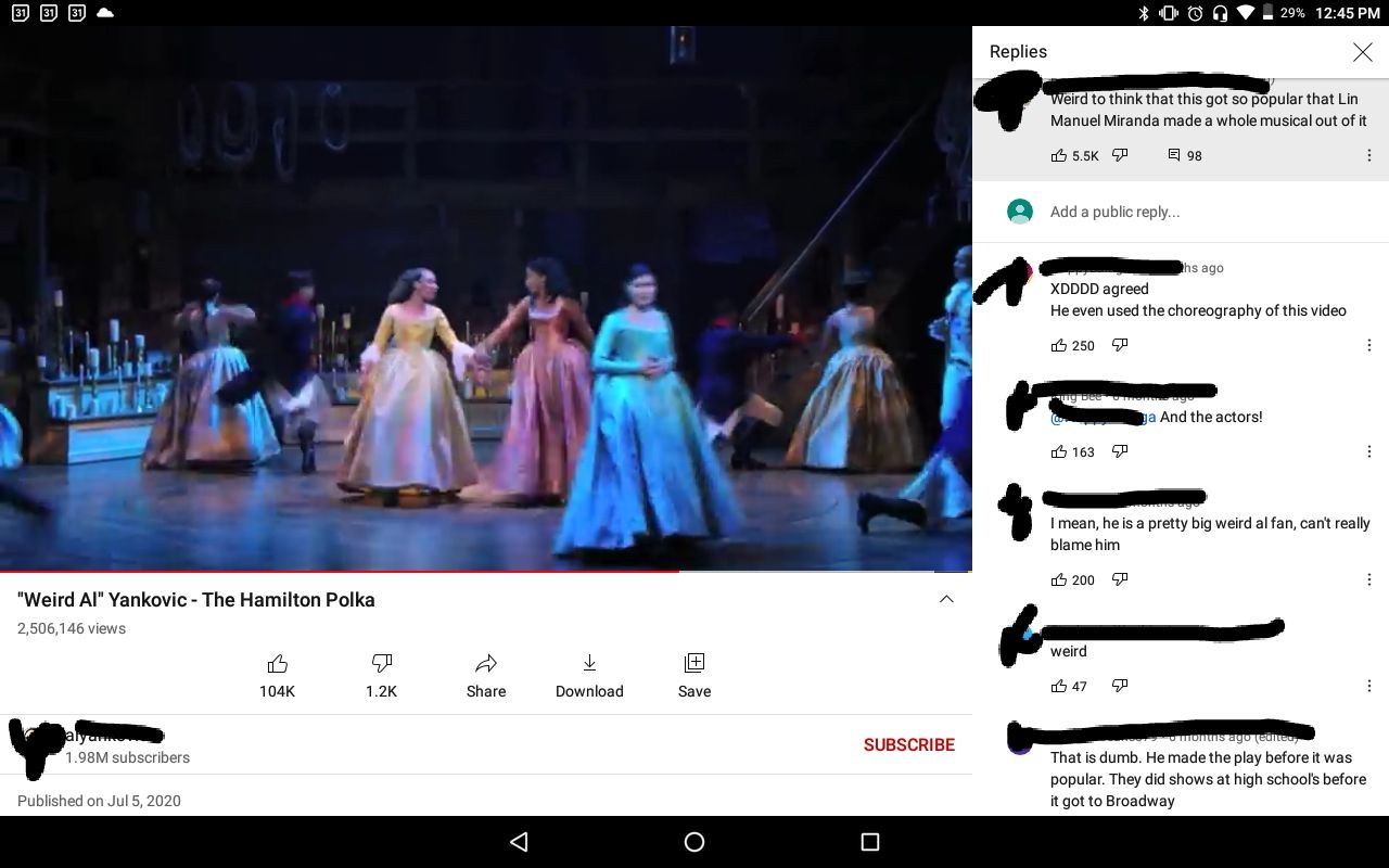 Hamilton fans, here's some more cringe! | Scrolller