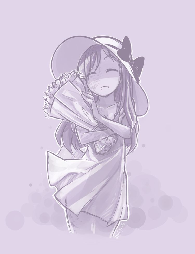 Hanako gets some flowers | Scrolller