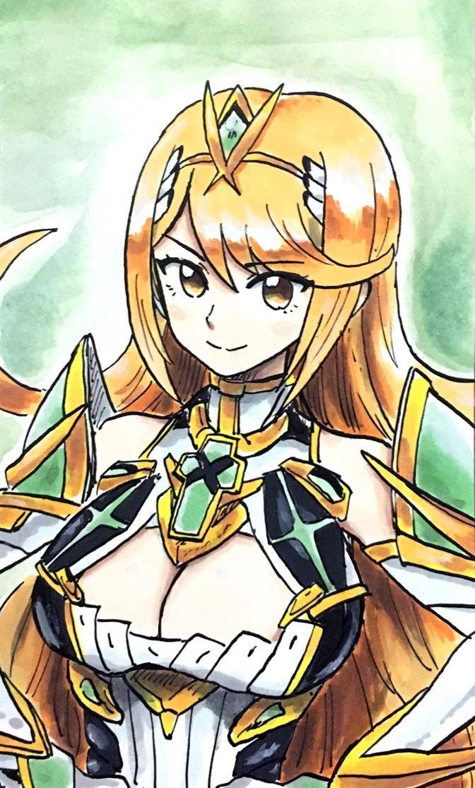 Hand Drawn Mythra | Scrolller