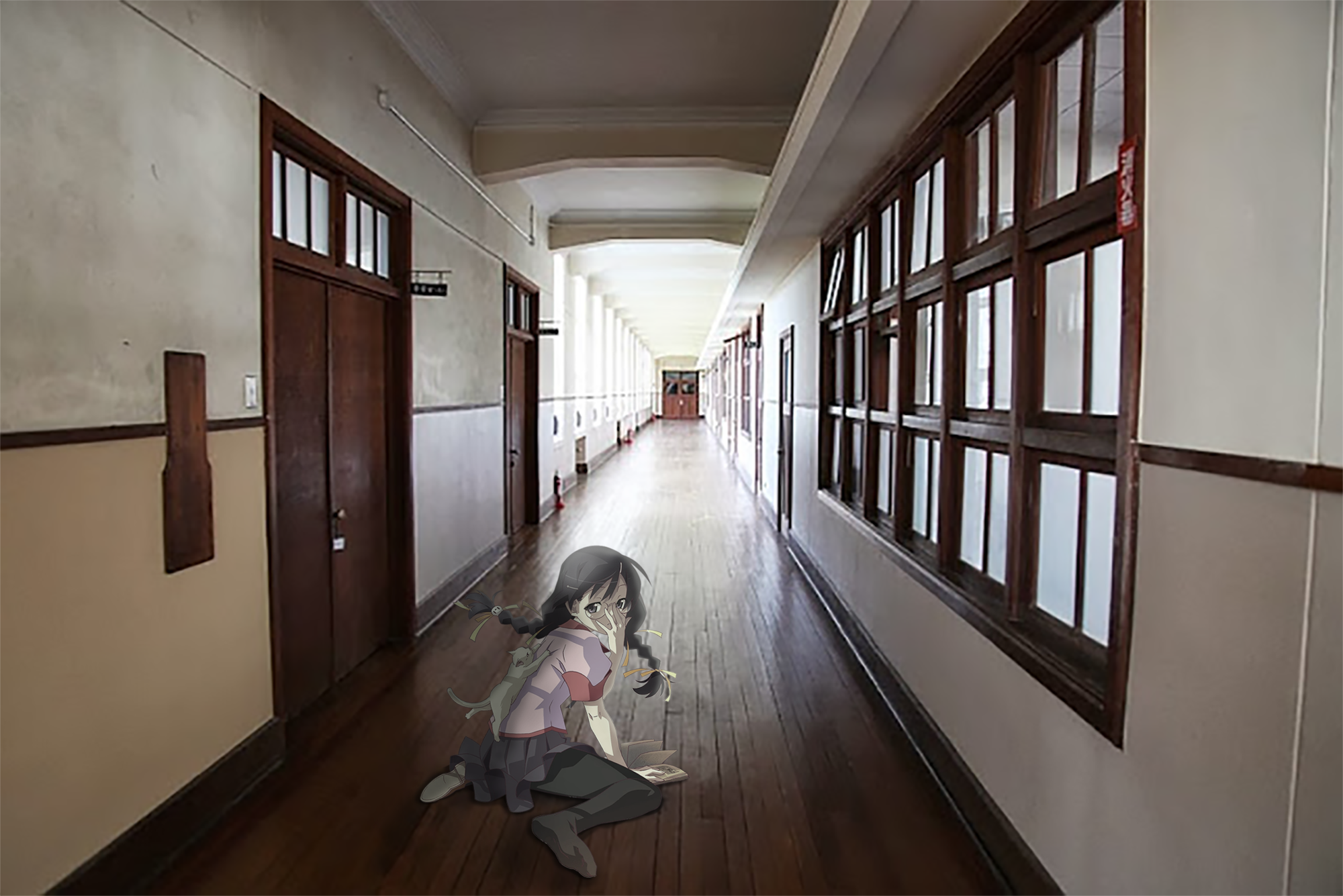 Hanekawa Taking a Break | Scrolller