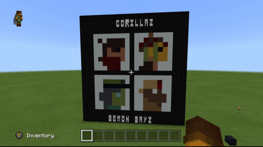 Happy Belated Birthday to Demon Days! I made this in Minecraft! | Scrolller