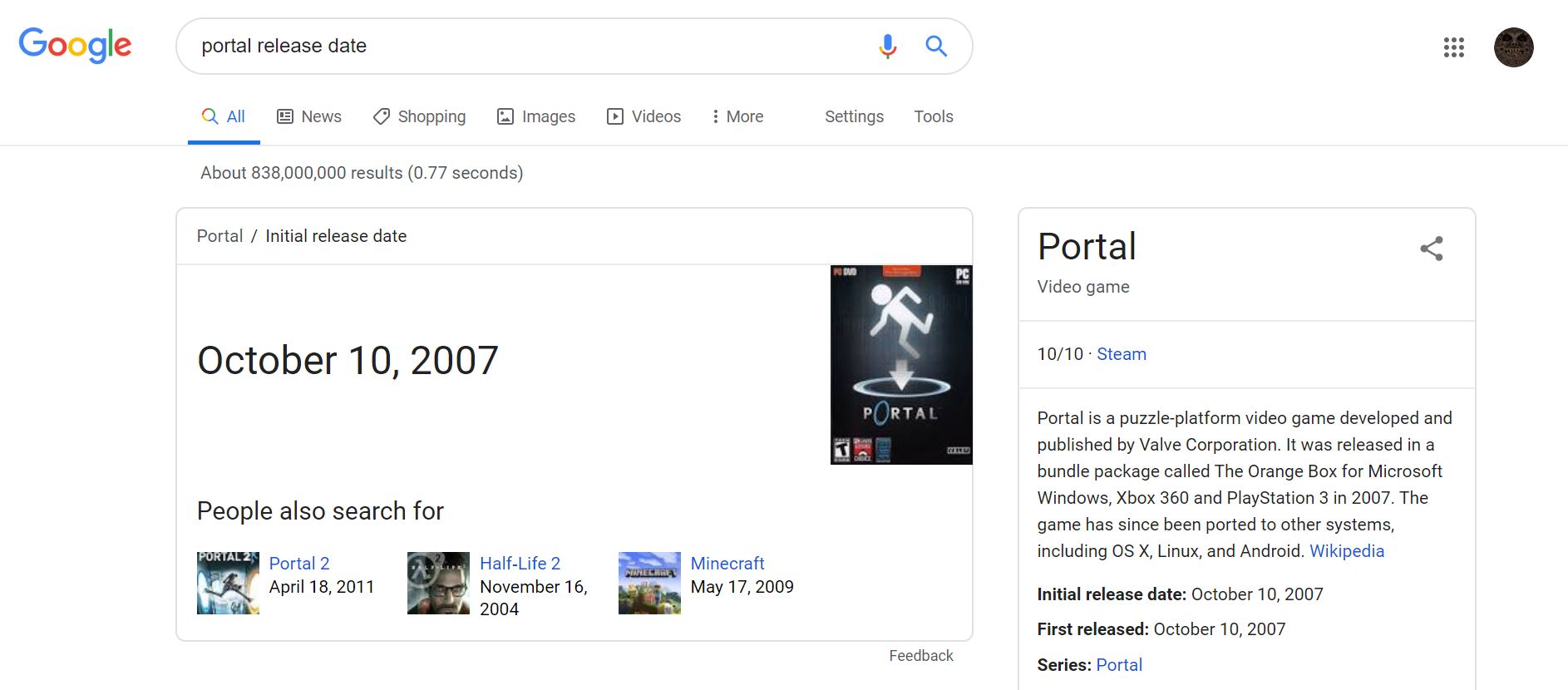 Happy birthday to Portal. Cake anyone? | Scrolller