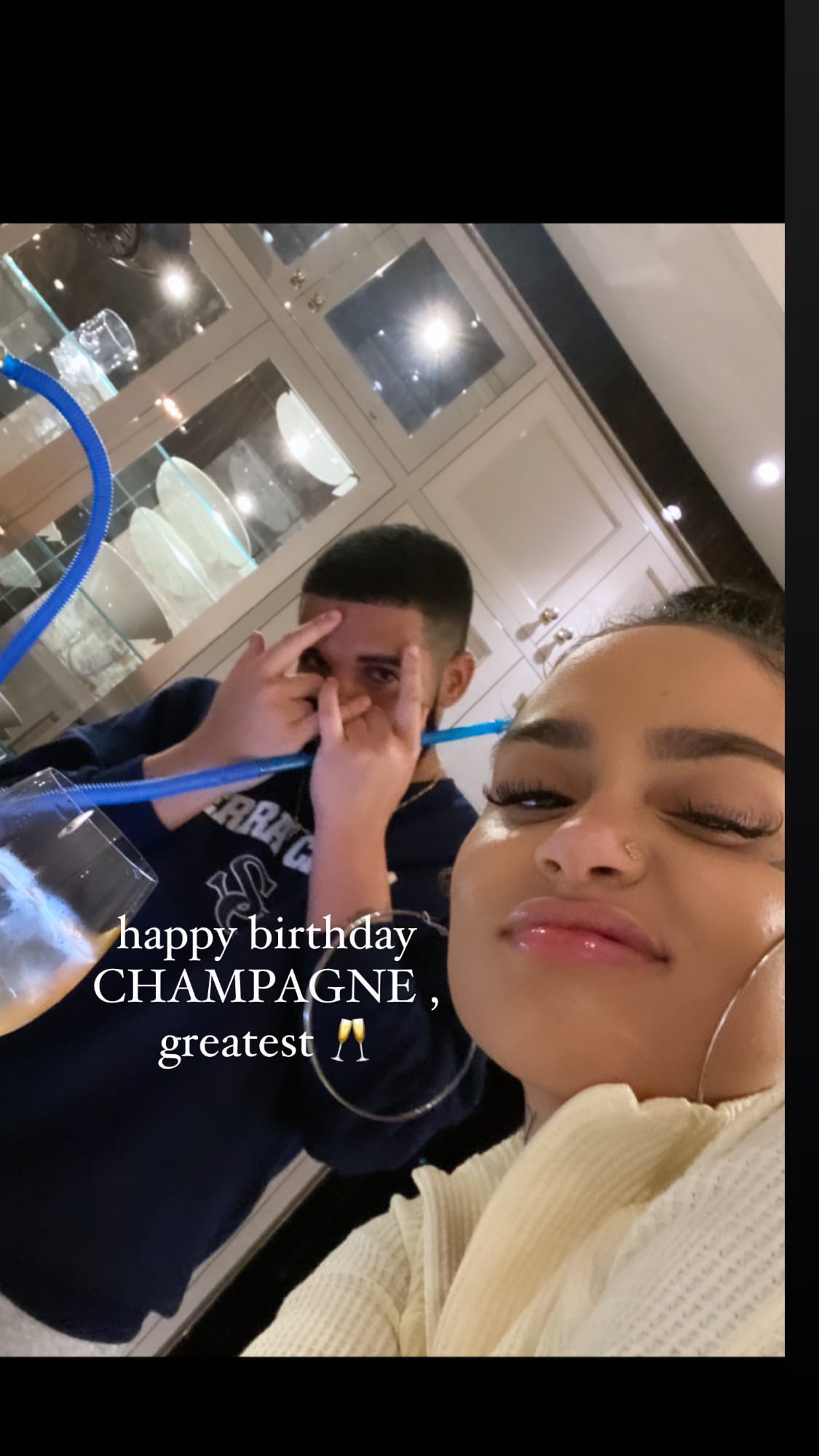 happy birthday to the goat champagne papi 🥳🐐🤭🍾 | Scrolller