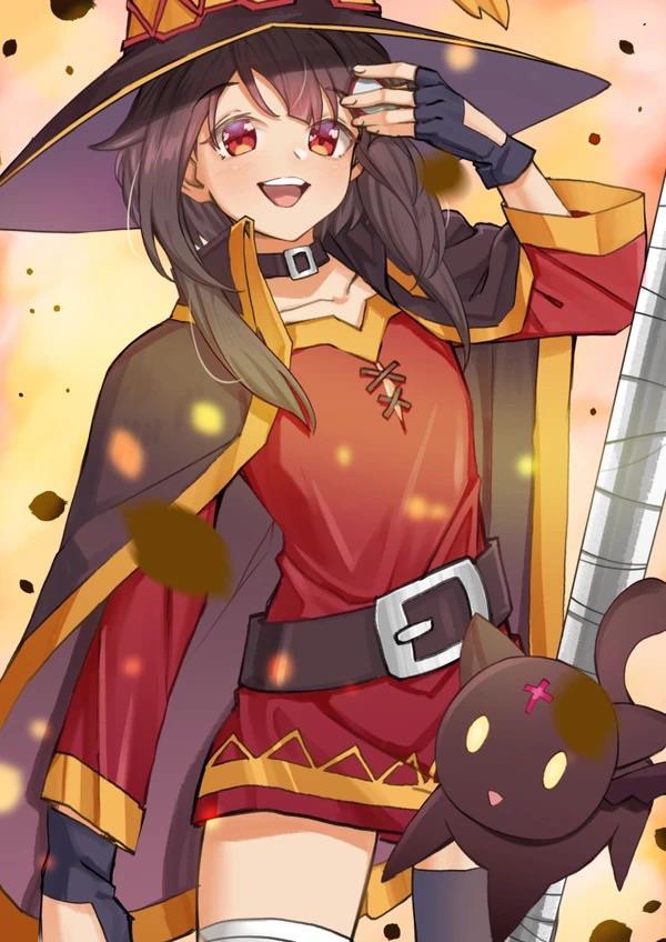 Happy Megumin | Scrolller