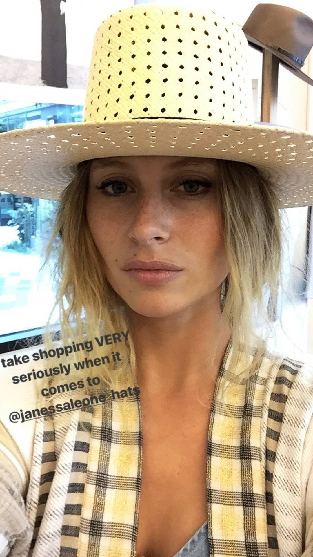 Hat shopping (from her Instagram) | Scrolller