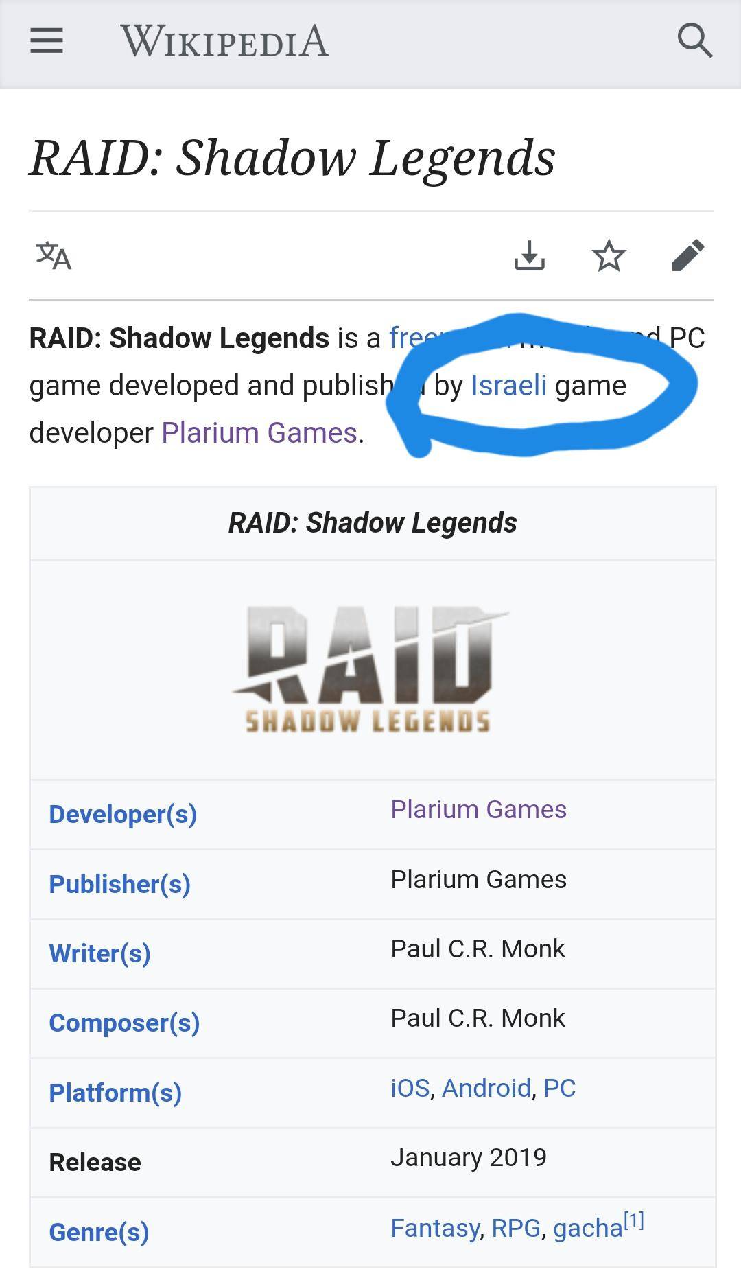 Have you heard about Raid Shadow Legends? | Scrolller