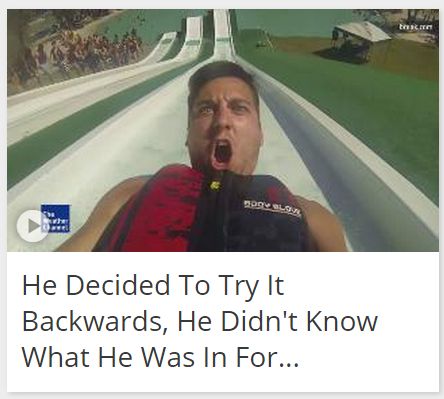 "He Decided to try it Backwards..." | Scrolller