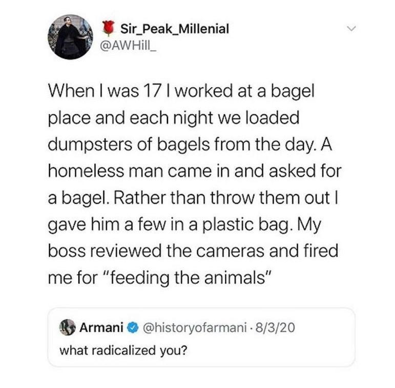 He is resembling homeless with “animals” | Scrolller