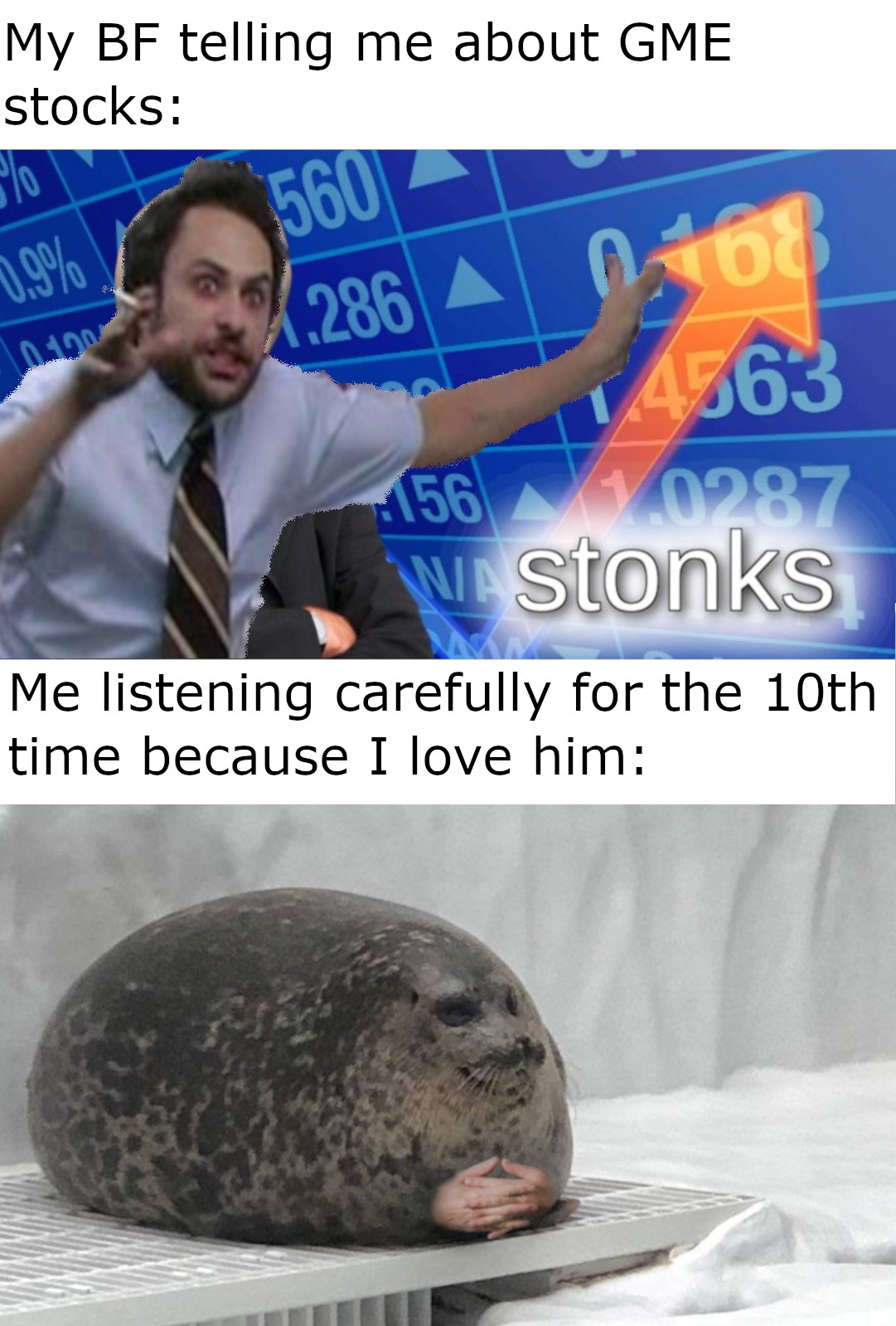 He sure likes his stonks | Scrolller