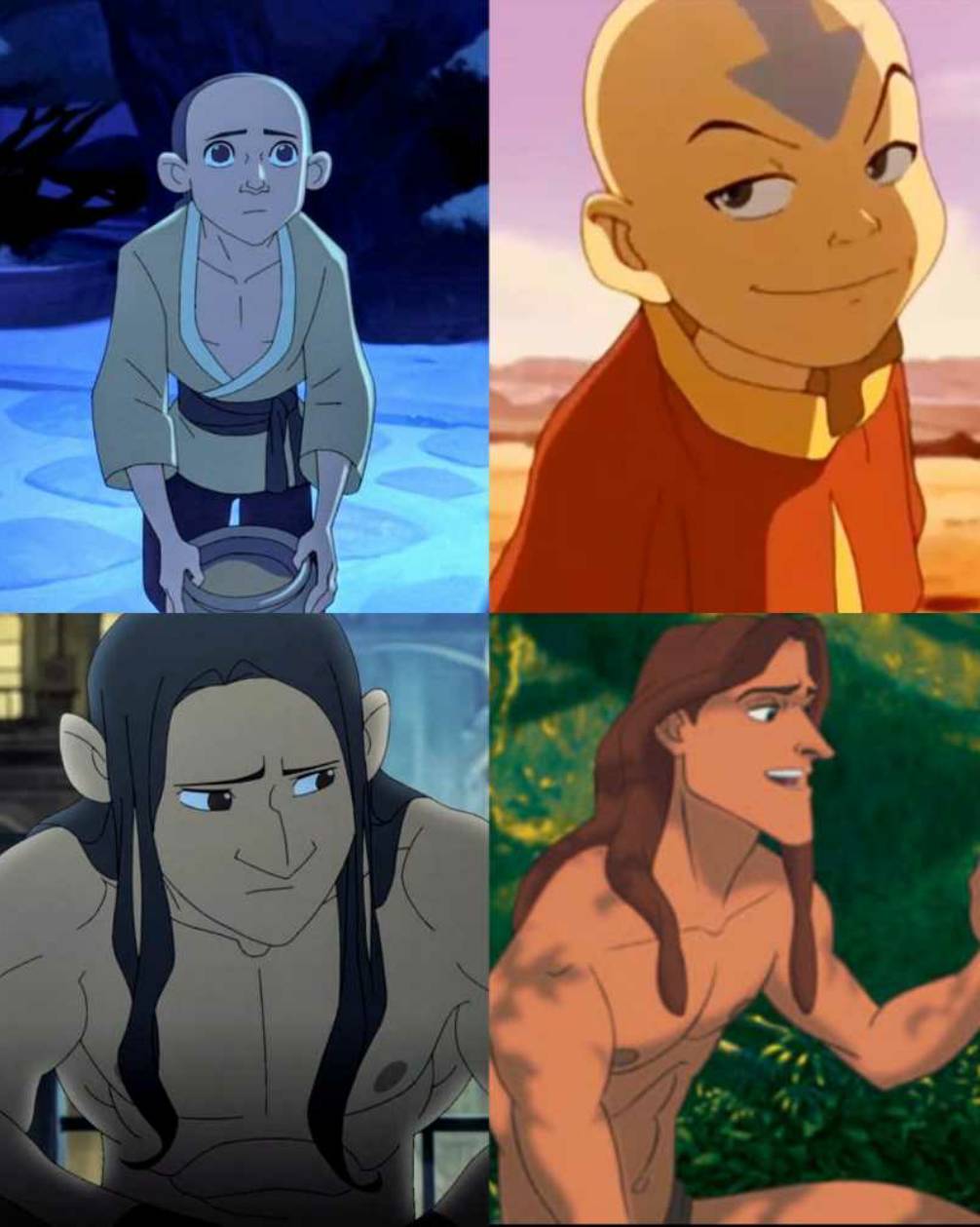 He went from Aang to Tarzan | Scrolller