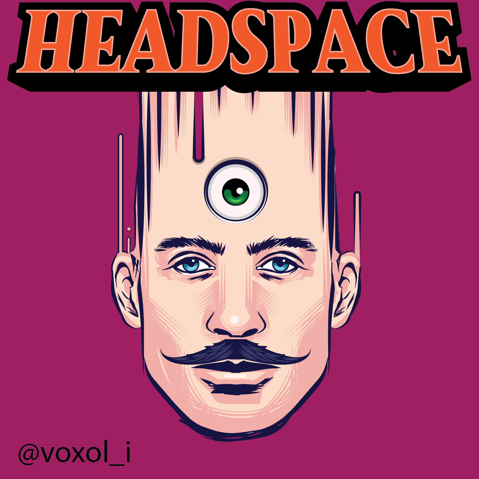 Head Space. vectornator and adobe illustrator | Scrolller