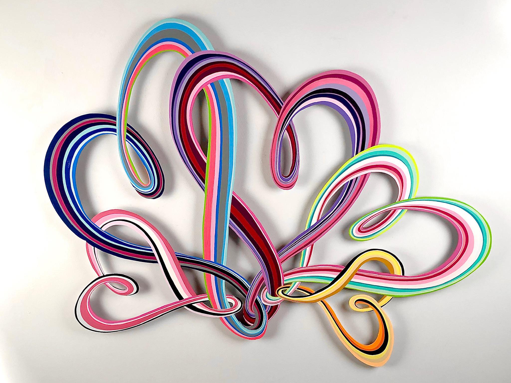HeartLinked, Me, Enamel on Shaped Aluminum, 2020 | Scrolller