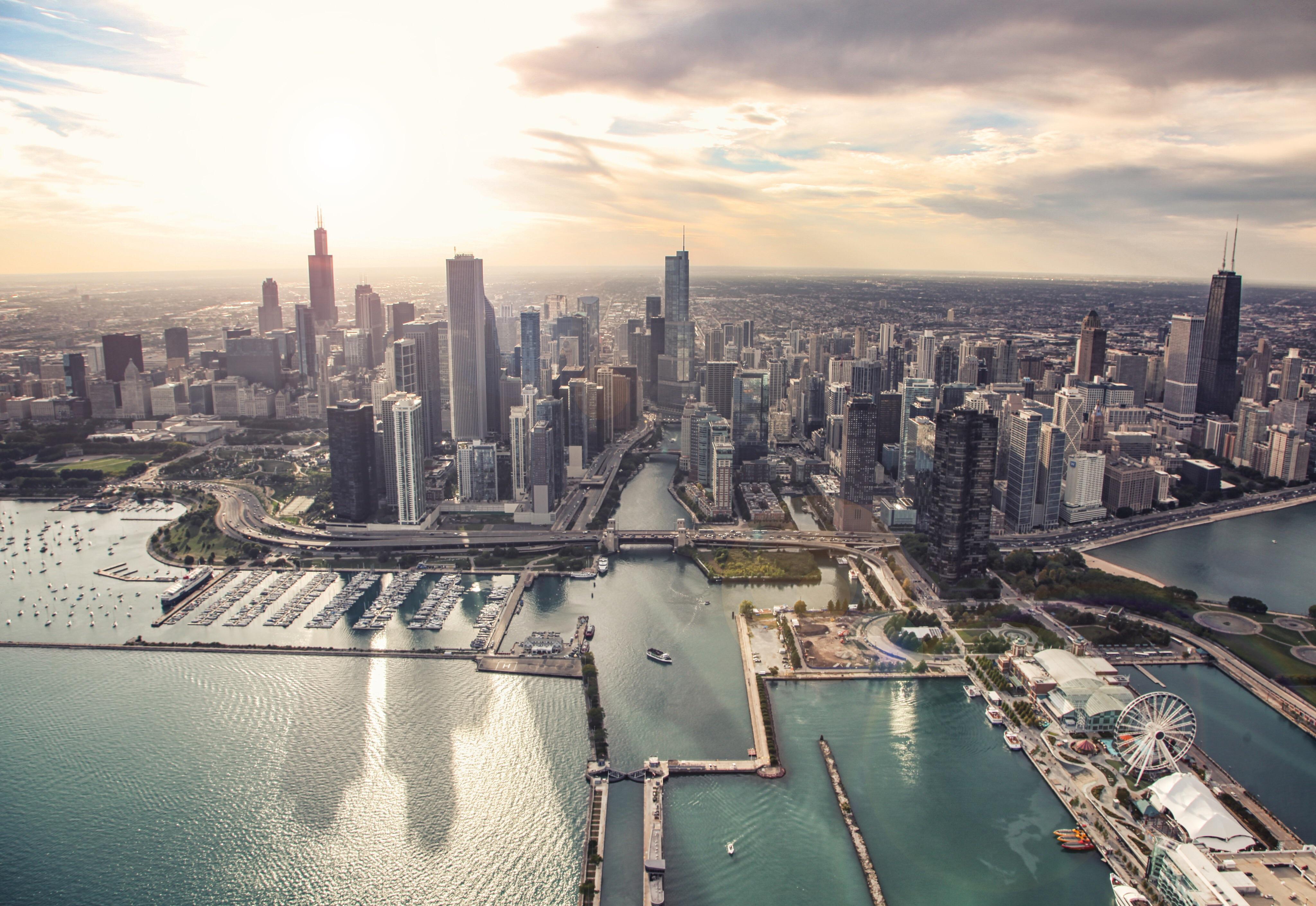 Helicopter + Chicago x Sunset = Magic | Scrolller