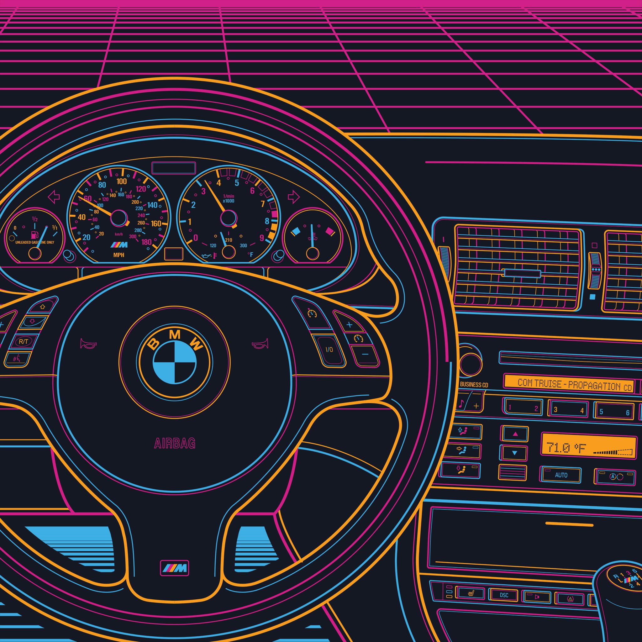 The E46 M3 from my Eighties Sunset series 🌴 | Scrolller