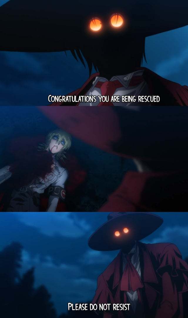 Hellsing plot in one picture | Scrolller