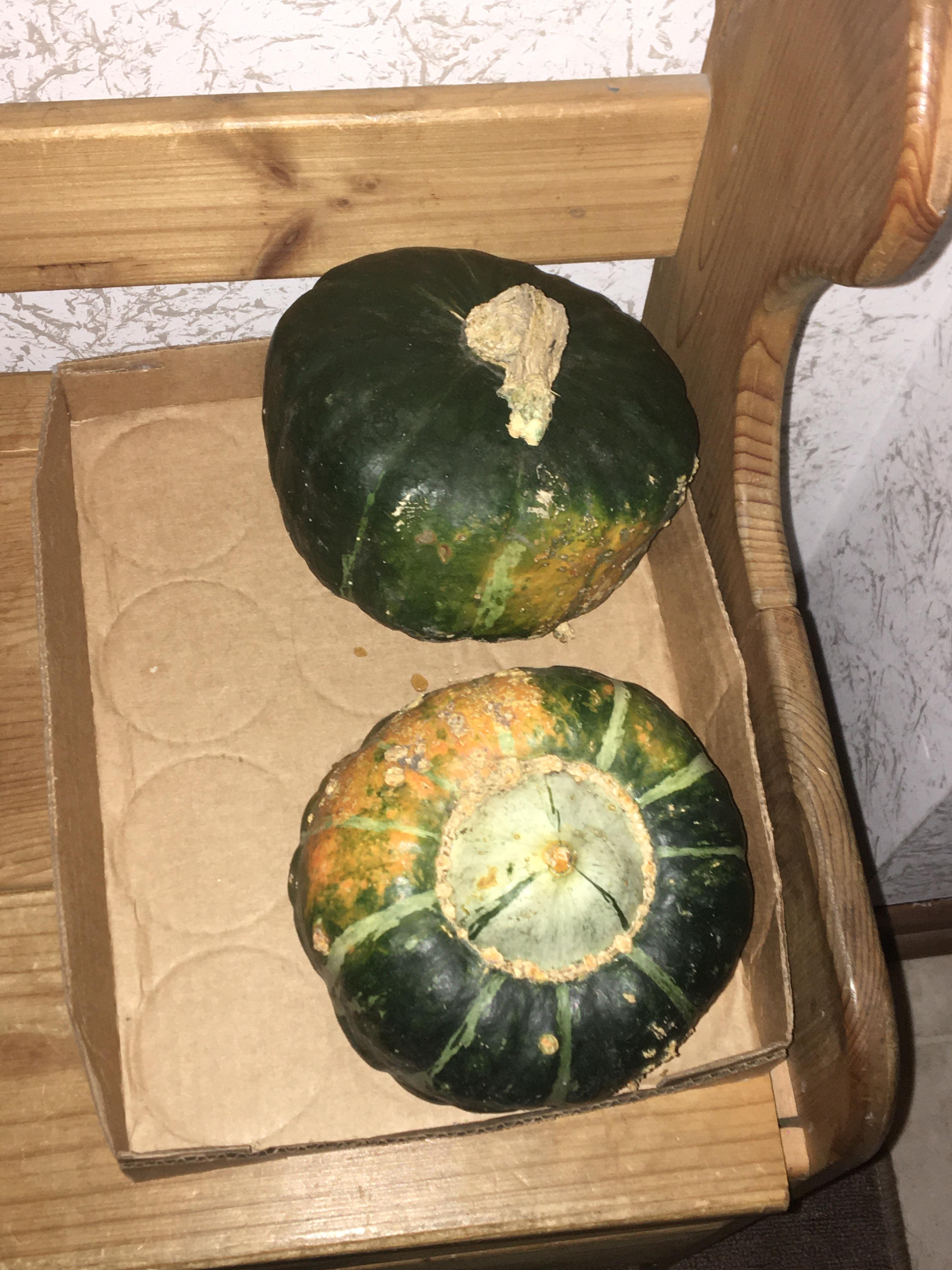 Help identifying a squash? My girlfriends grandma gave her this but we want to find a good ...