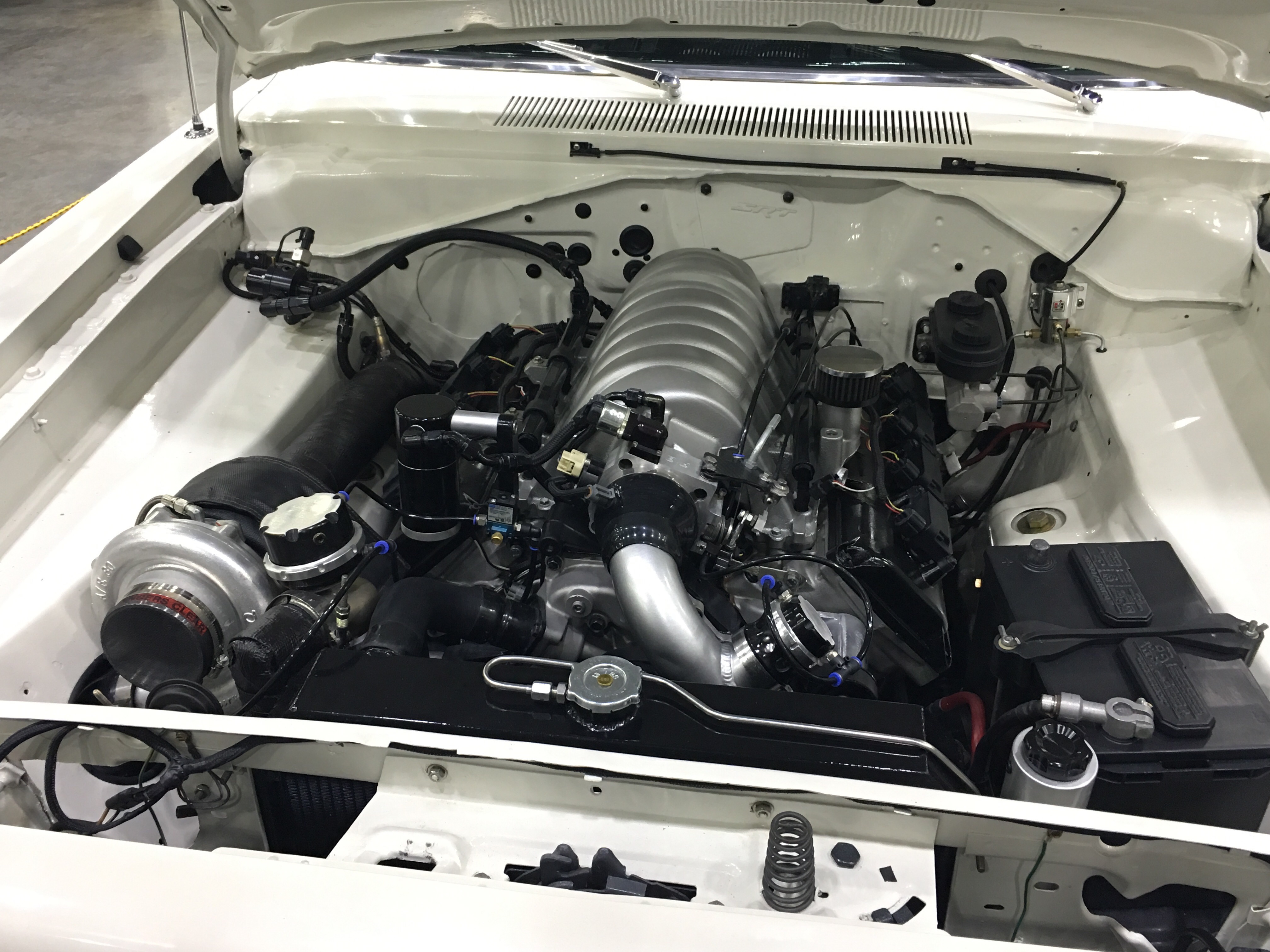 Hemi swap into early barracuda (a body) with 66 mm turbo | Scrolller