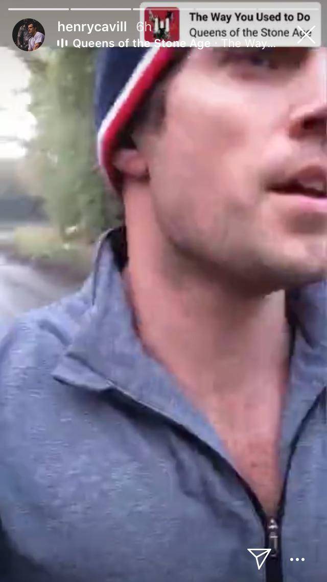 Henry Cavills Instagram story this morning | Scrolller