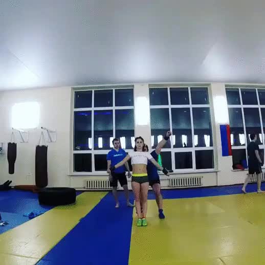 Her Impressive Strength and Balance | Scrolller