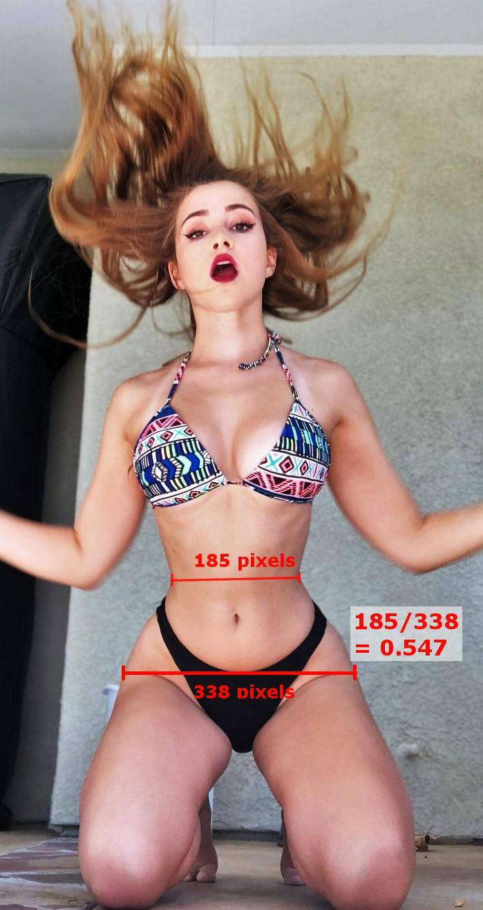 Her waist/hip ratio is insane! | Scrolller