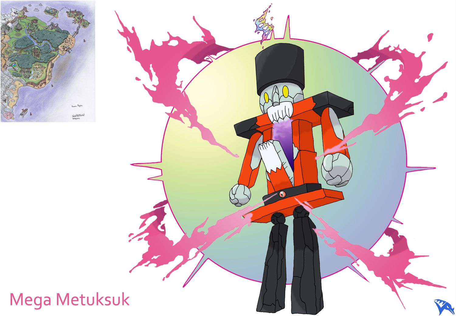 Here is that rock gnome mega evolution I promised, and it's themed after an Xmas Nutcracker ...