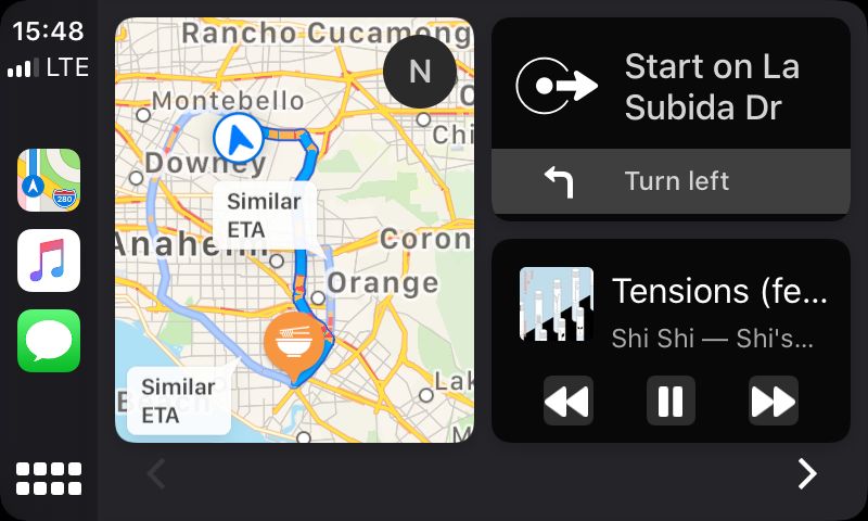 Here is what CarPlay in iOS 13 looks like on a standard screen | Scrolller