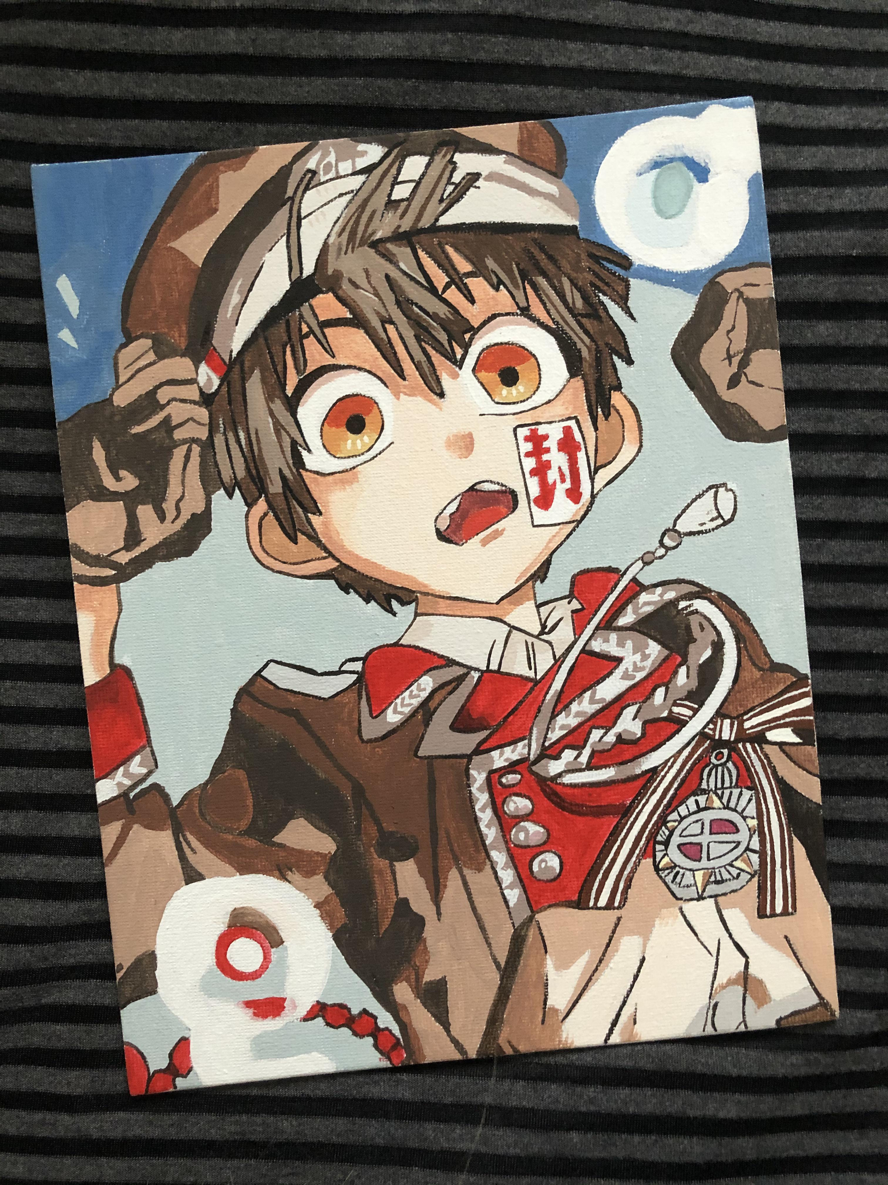 Here’s a painting I made of Hanako! | Scrolller