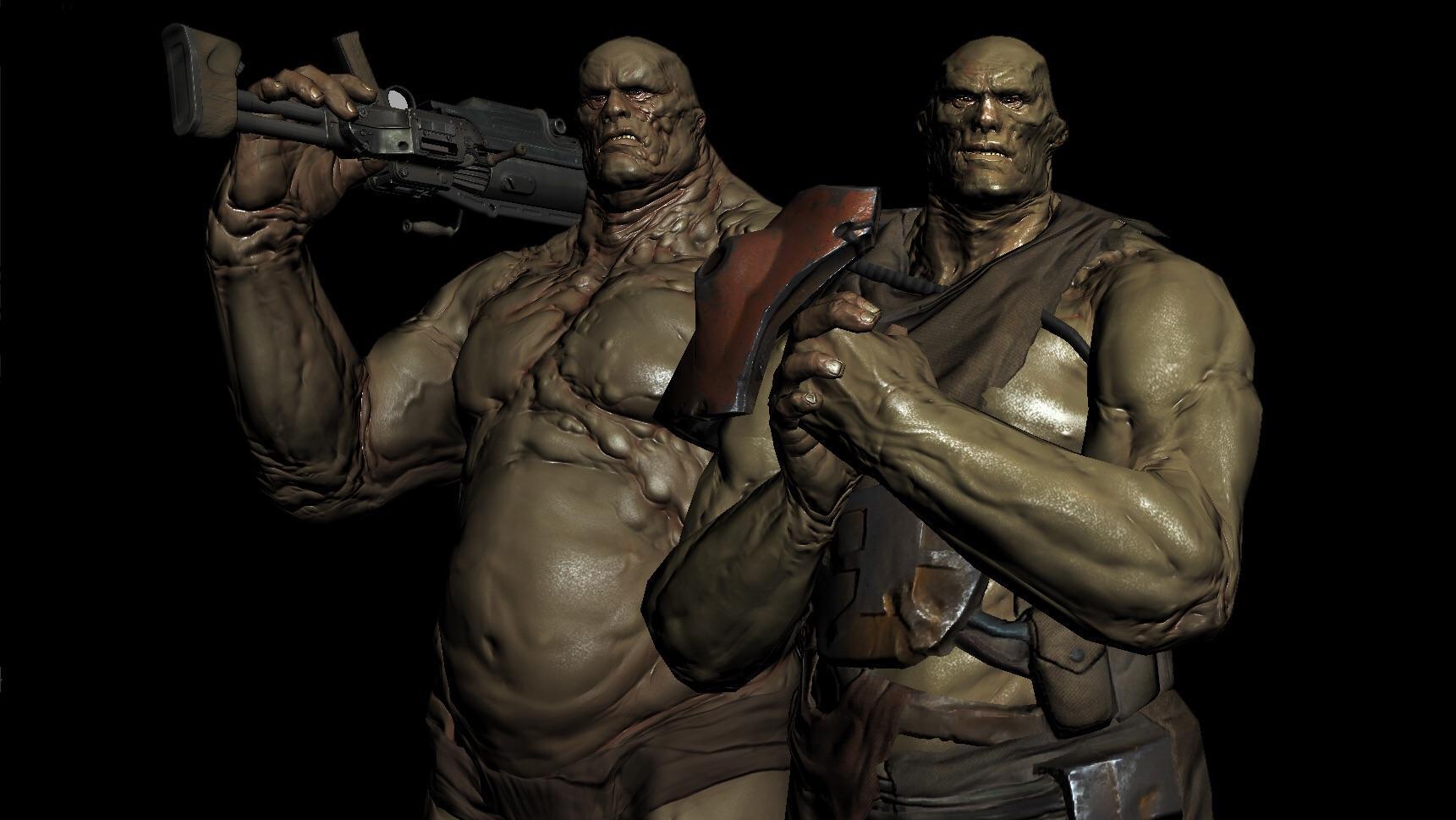 Here’s the fat Supermutant (the “Brute”) that never made it into the game! (I’m an ex-Bethesda ...