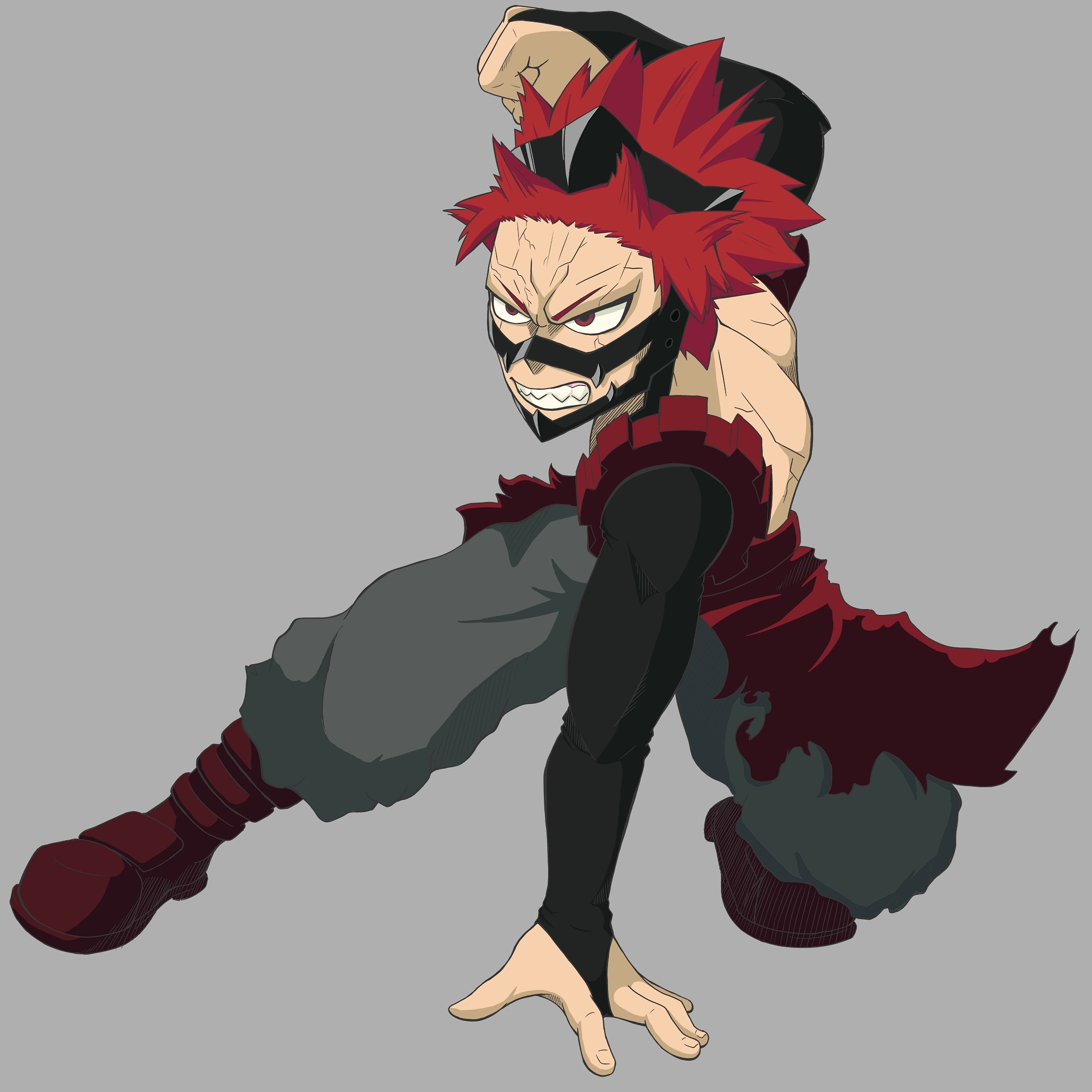 Here's a drawing I recently finished of Kirishima mid fight! | Scrolller