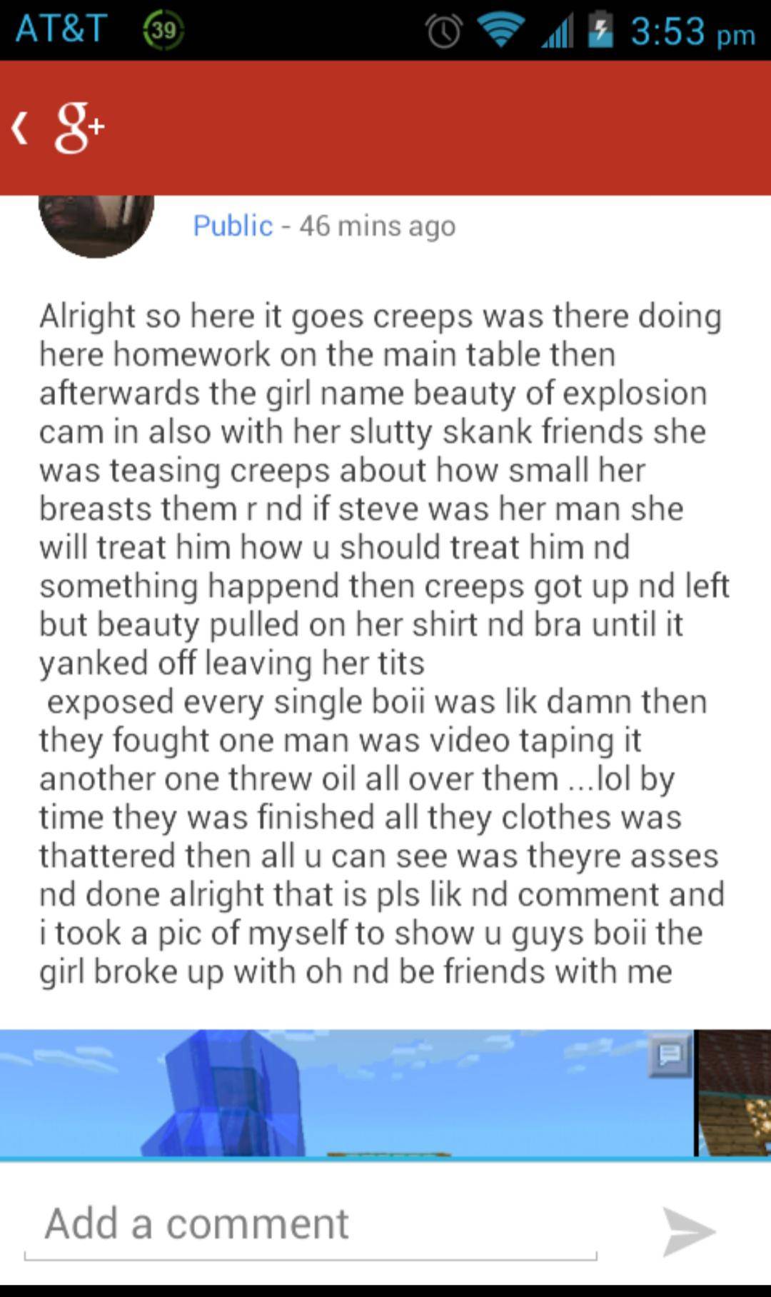 Here's some cringe, I posted on google+ | Scrolller