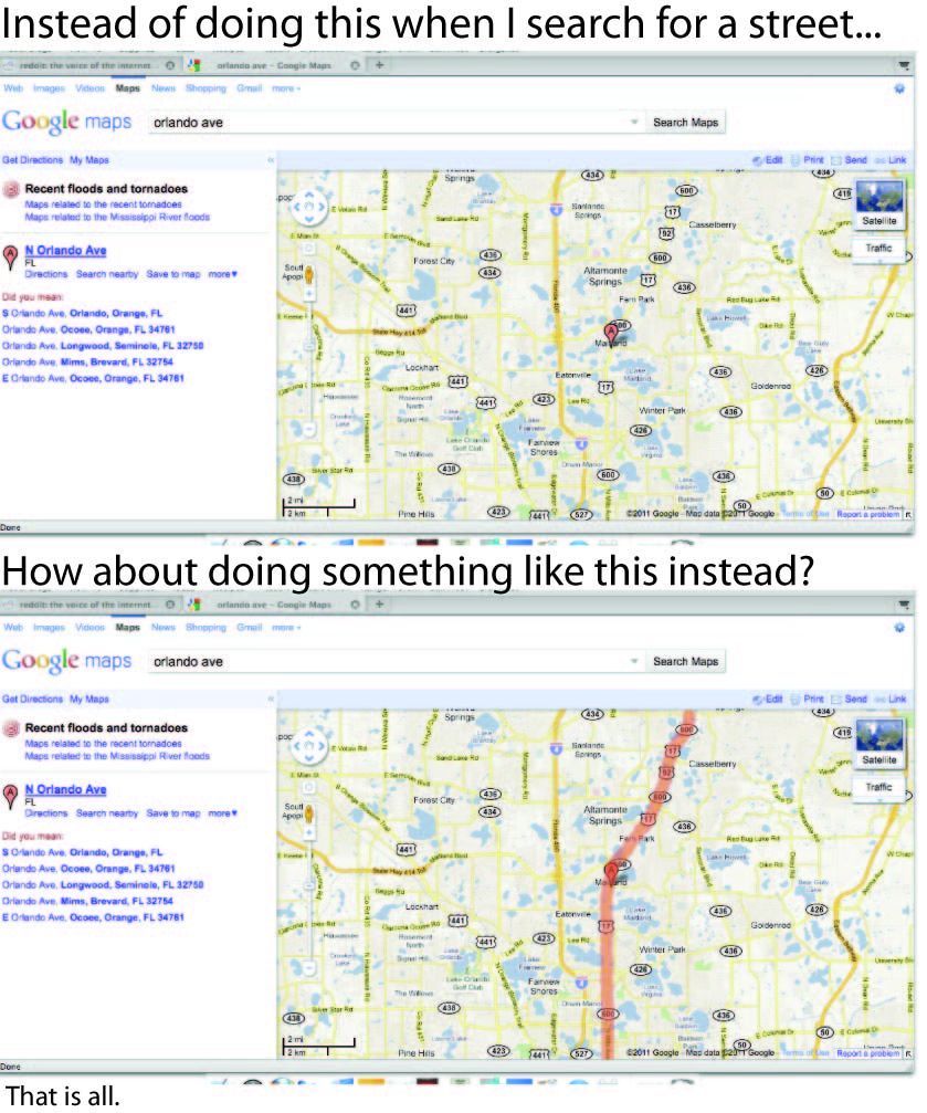 Hey Google Maps... | Scrolller