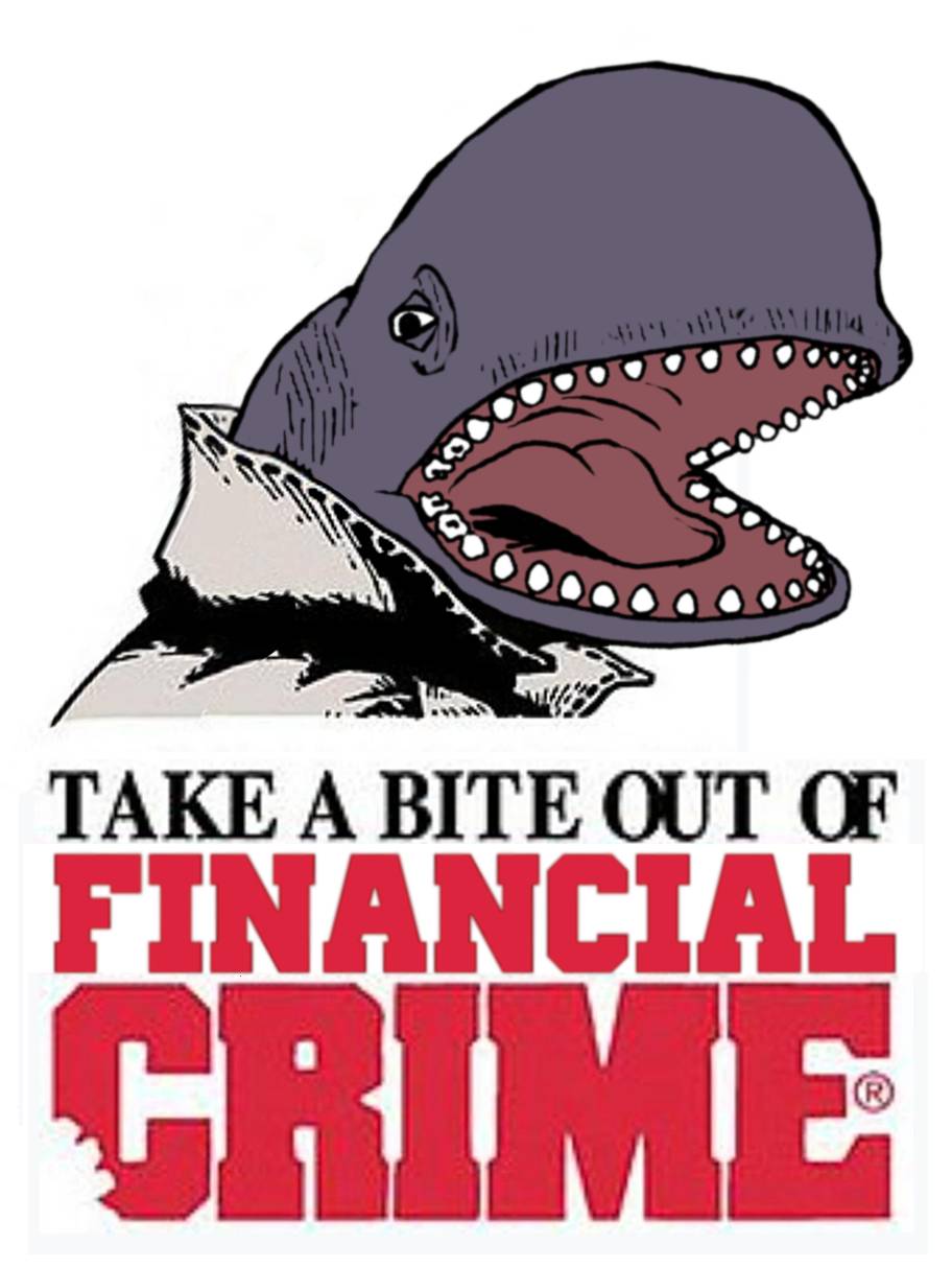 Hey kids! McWhale here, imploring you to take a bite out of financial crime! | Scrolller
