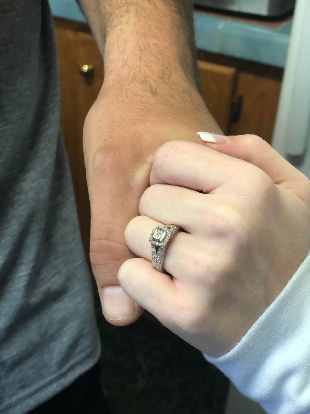 High school sweethearts finally engaged after almost 10 years! | Scrolller