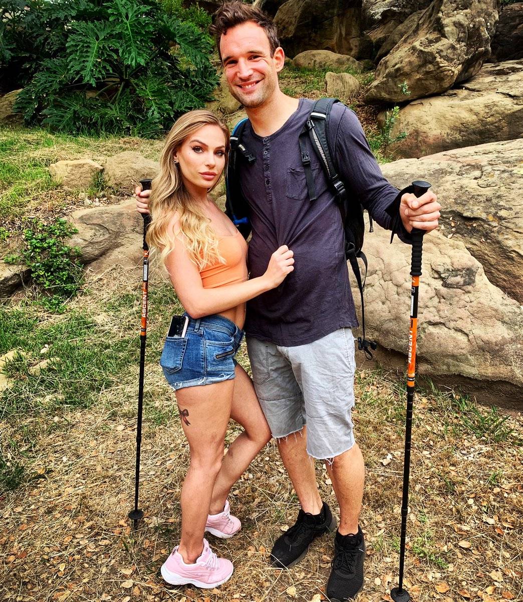 Hiking BTS for her new scene with @CherryPimps | Scrolller