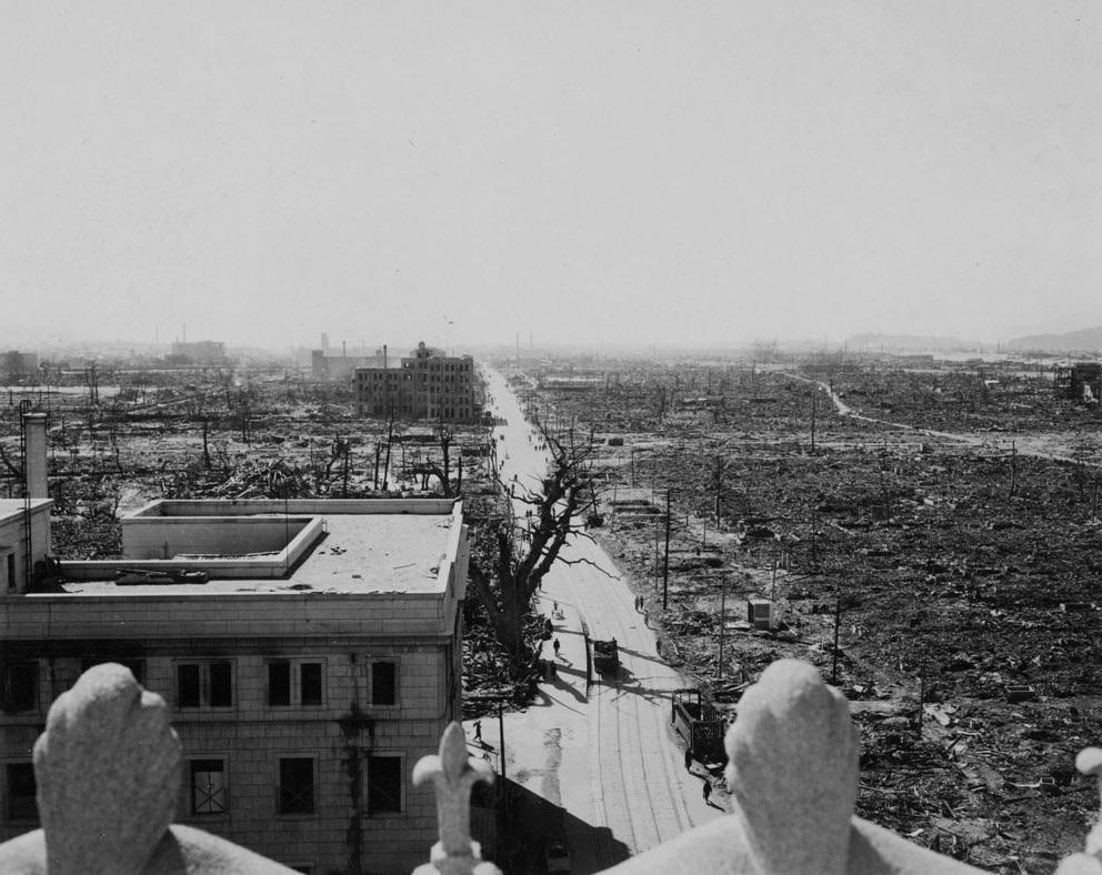 Hiroshima nearly 3 months after Atomic bombing. 31 October 1945. | Scrolller