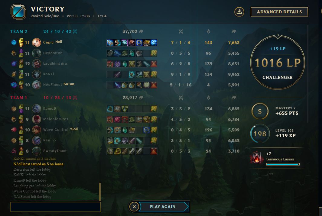 Hit 1000LP WITH LUX! | Scrolller