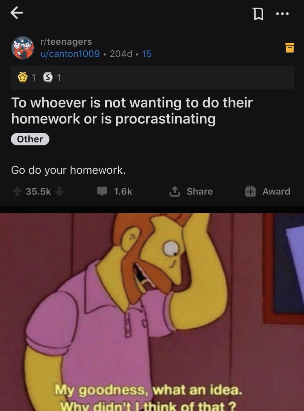 hmm you mean CHEAT on you homework | Scrolller