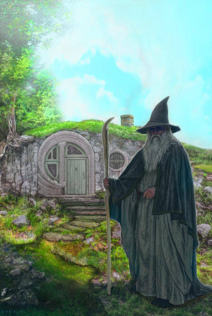 Hobbit hole Gandalf by Michael Stribling | Scrolller