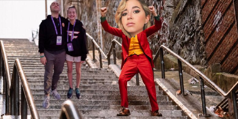 Holy shit Miz took Ewok to Joker Stairs. That’s actually kind of pog. | Scrolller