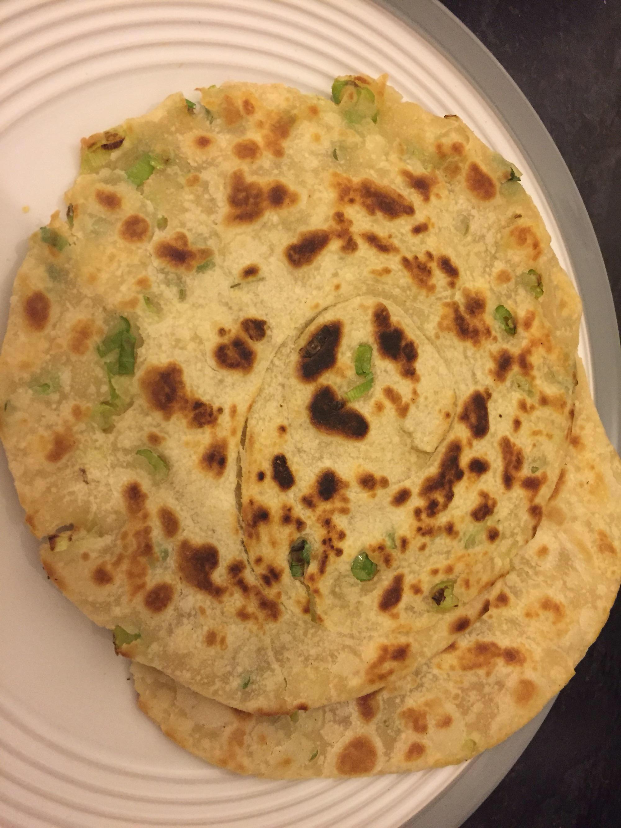Homemade Chinese scallion pancakes | Scrolller