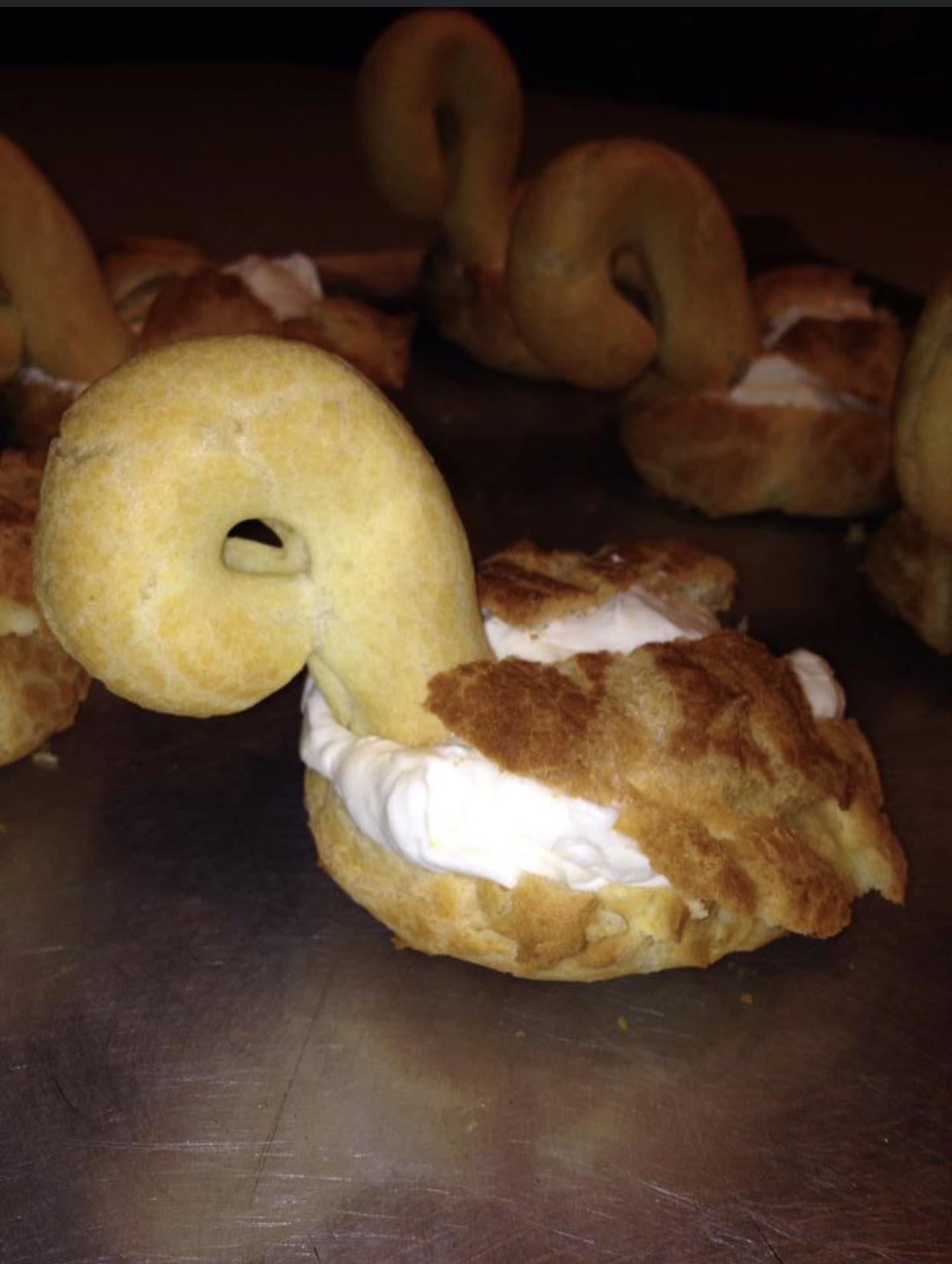 [homemade] cream puff swan pastries | Scrolller
