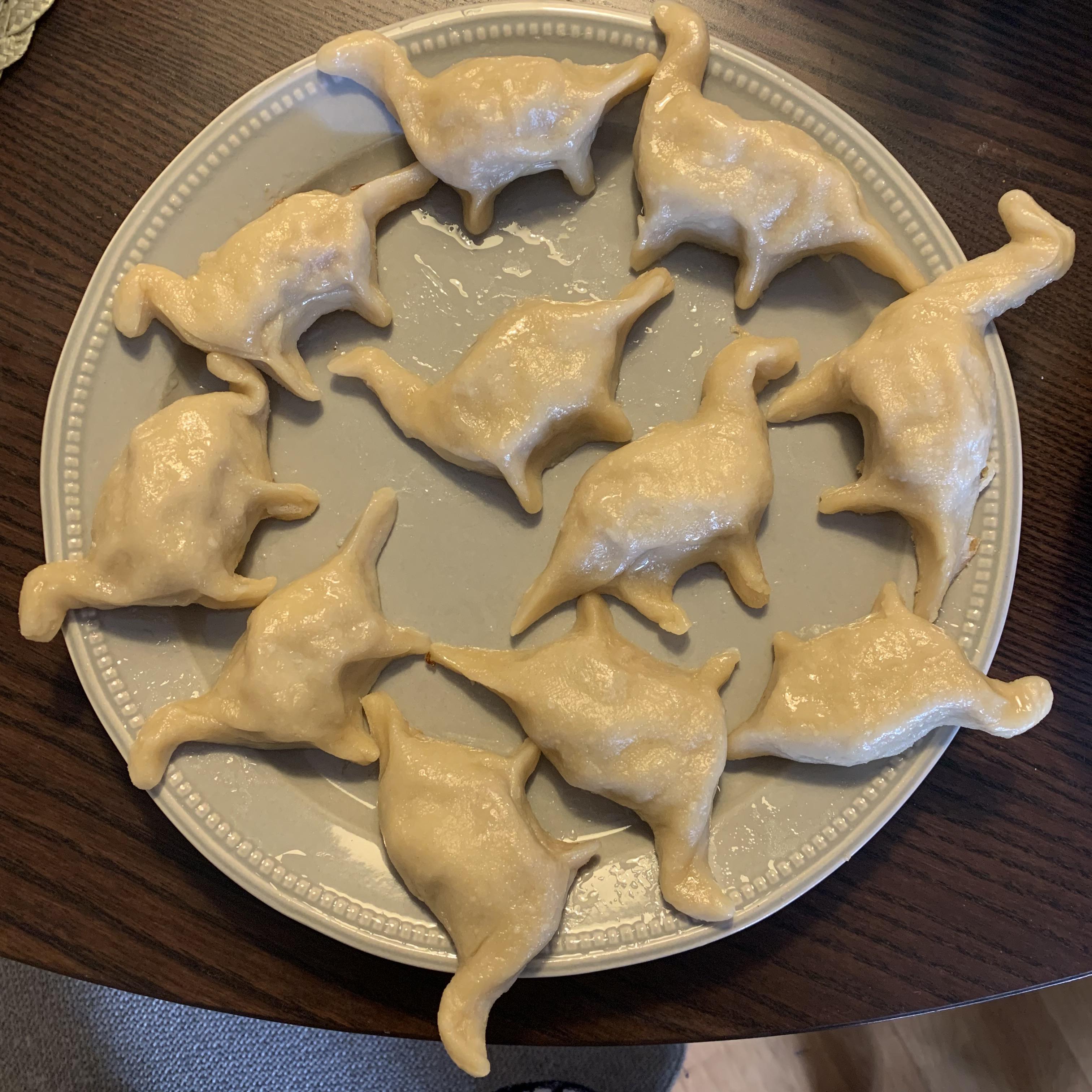 [Homemade] Dinosaur Potstickers | Scrolller