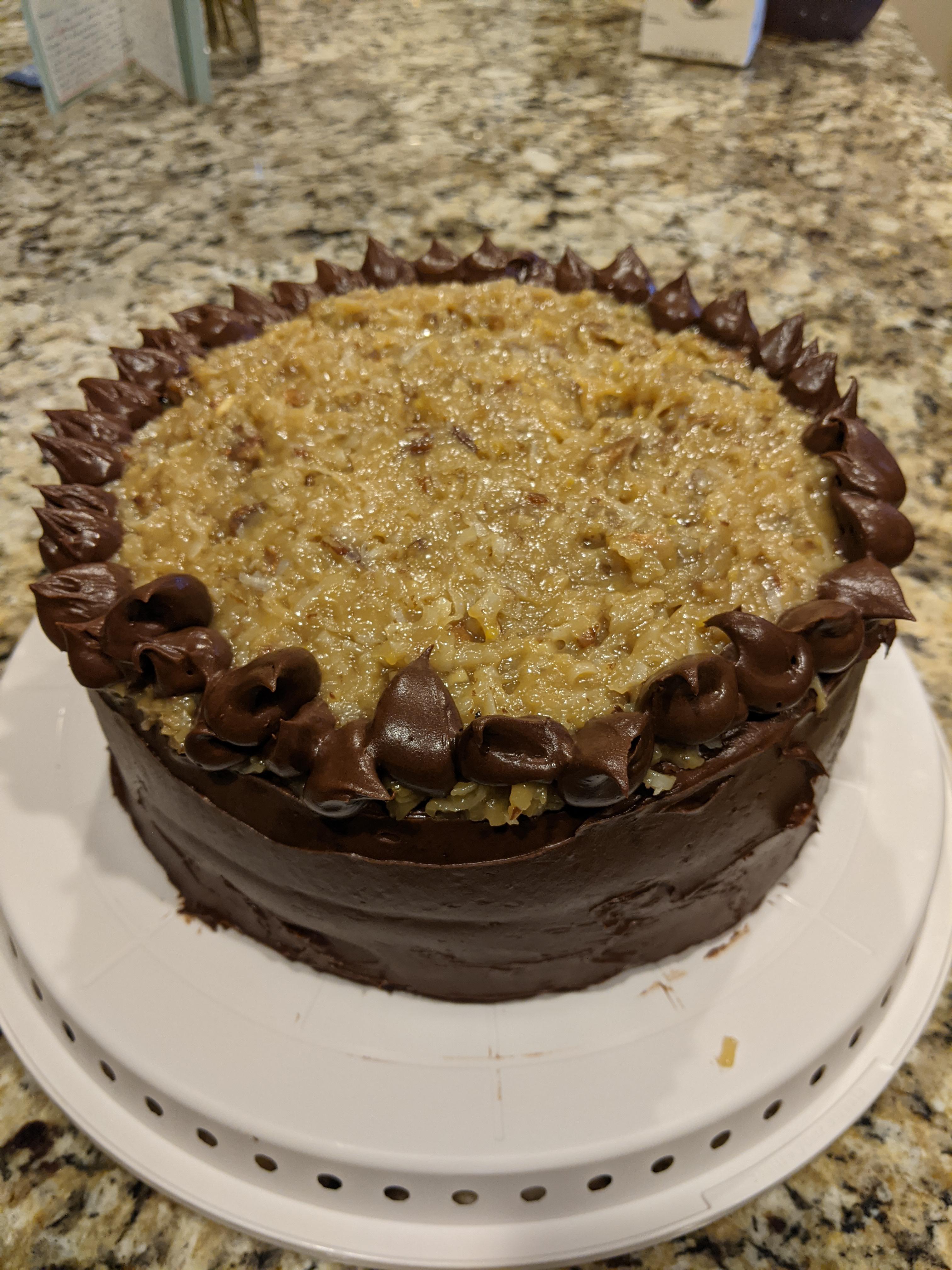 [Homemade] German chocolate cake | Scrolller