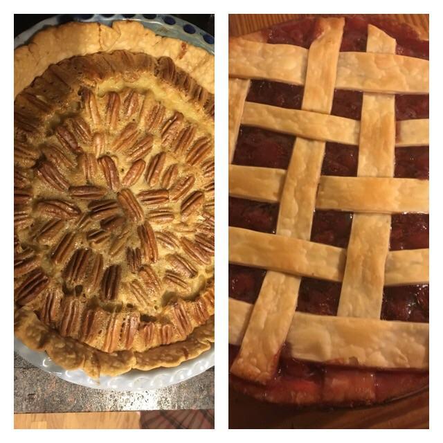 Homemade pecan & cherry pie 😌 | Scrolller