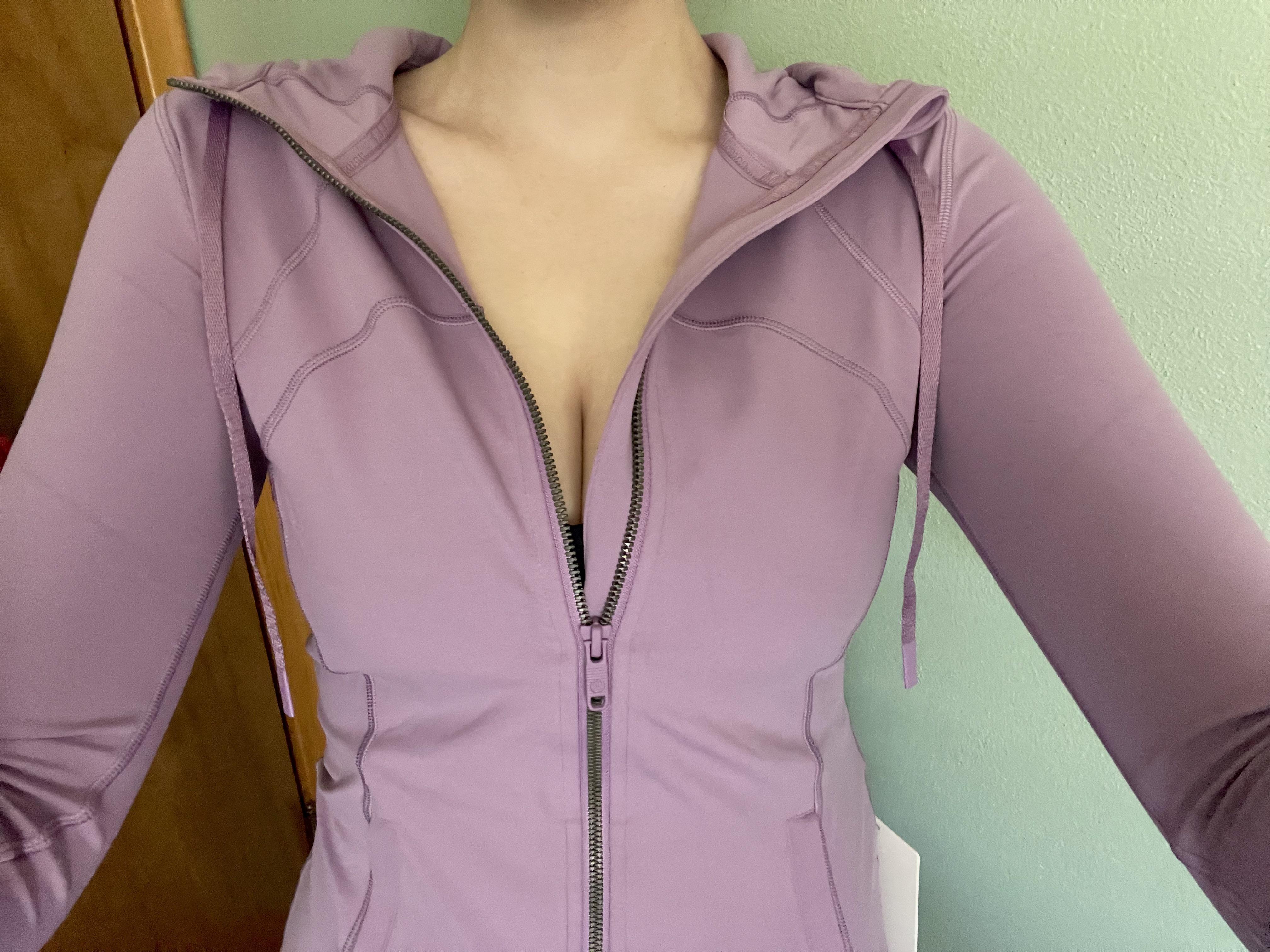 Hooded Define Jacket in Wisteria Purple!!! So cute and soft | Scrolller