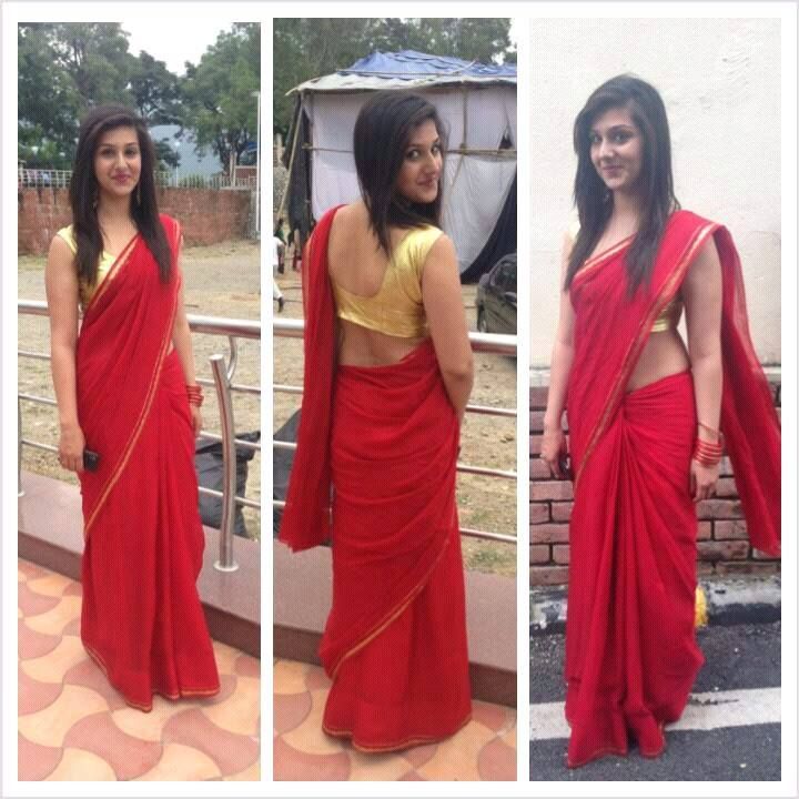 Hot Girl in Red and Gold | Scrolller