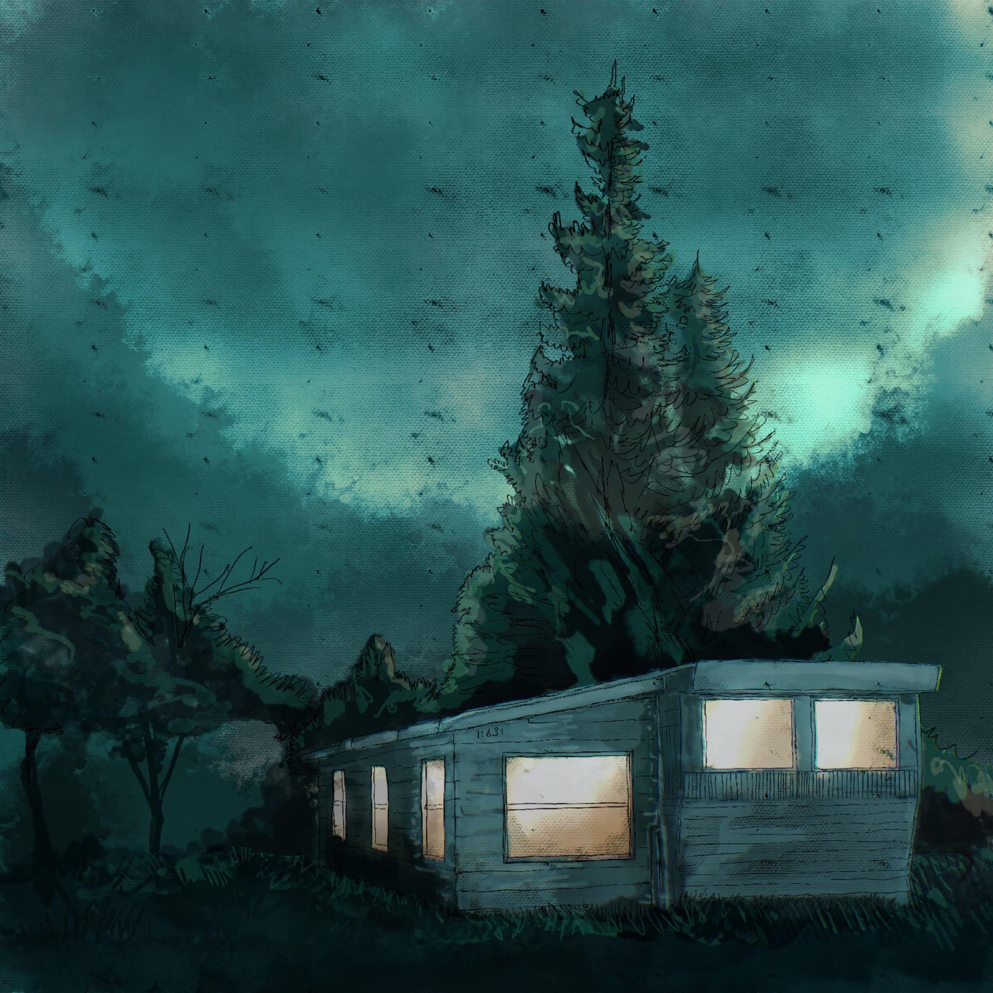 House in the woods, me , procreate, 2020 | Scrolller