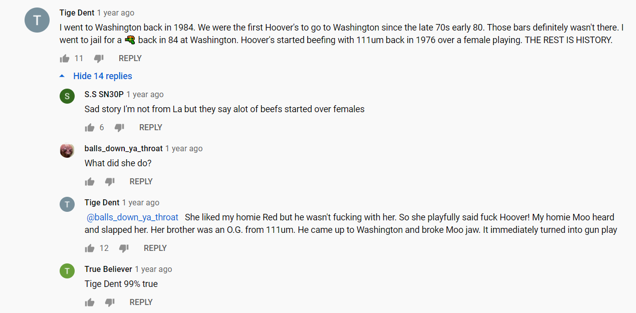 How 111 and Hoovers allegedly started beefing back in the day. | Scrolller